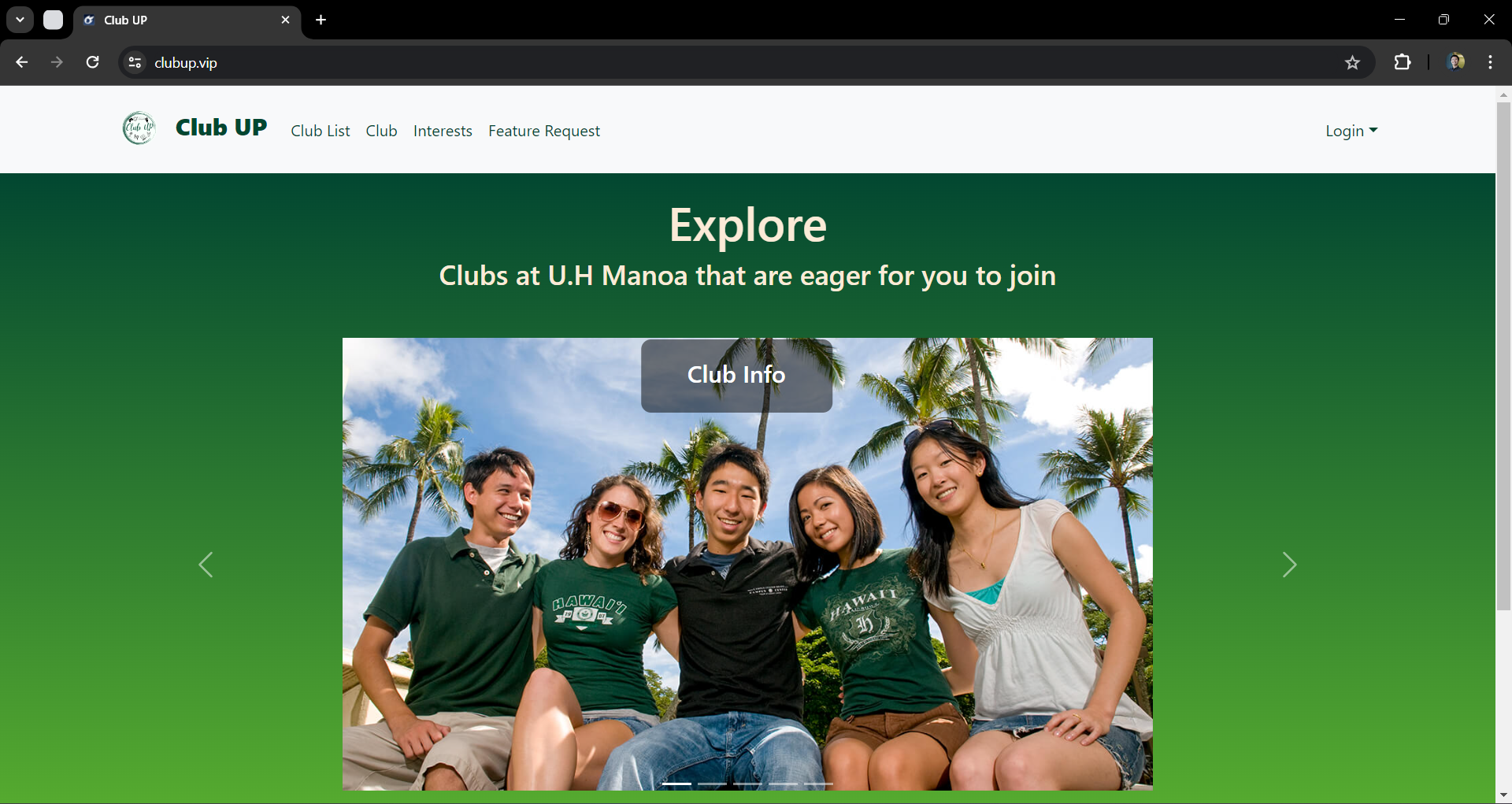 Club Up | Club directory for students to search for clubs and link up with like-minded ...