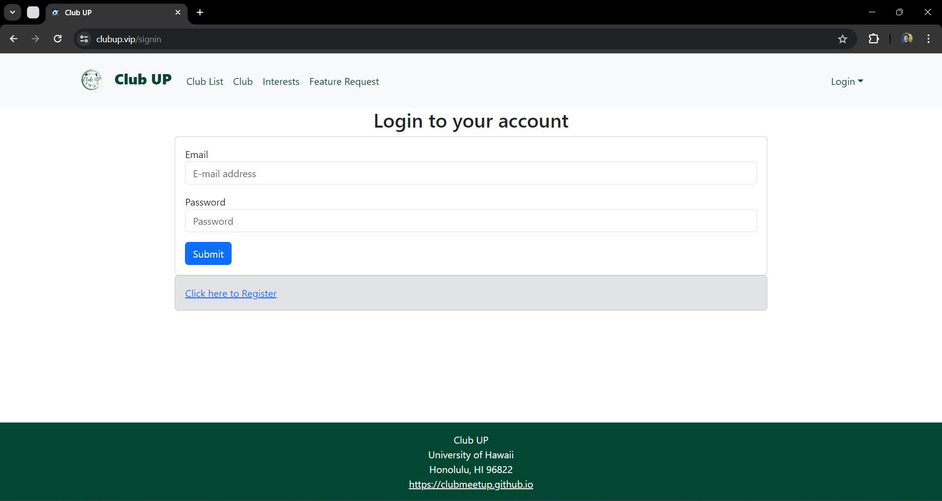 Club Up | Club directory for students to search for clubs and link up with like-minded ...